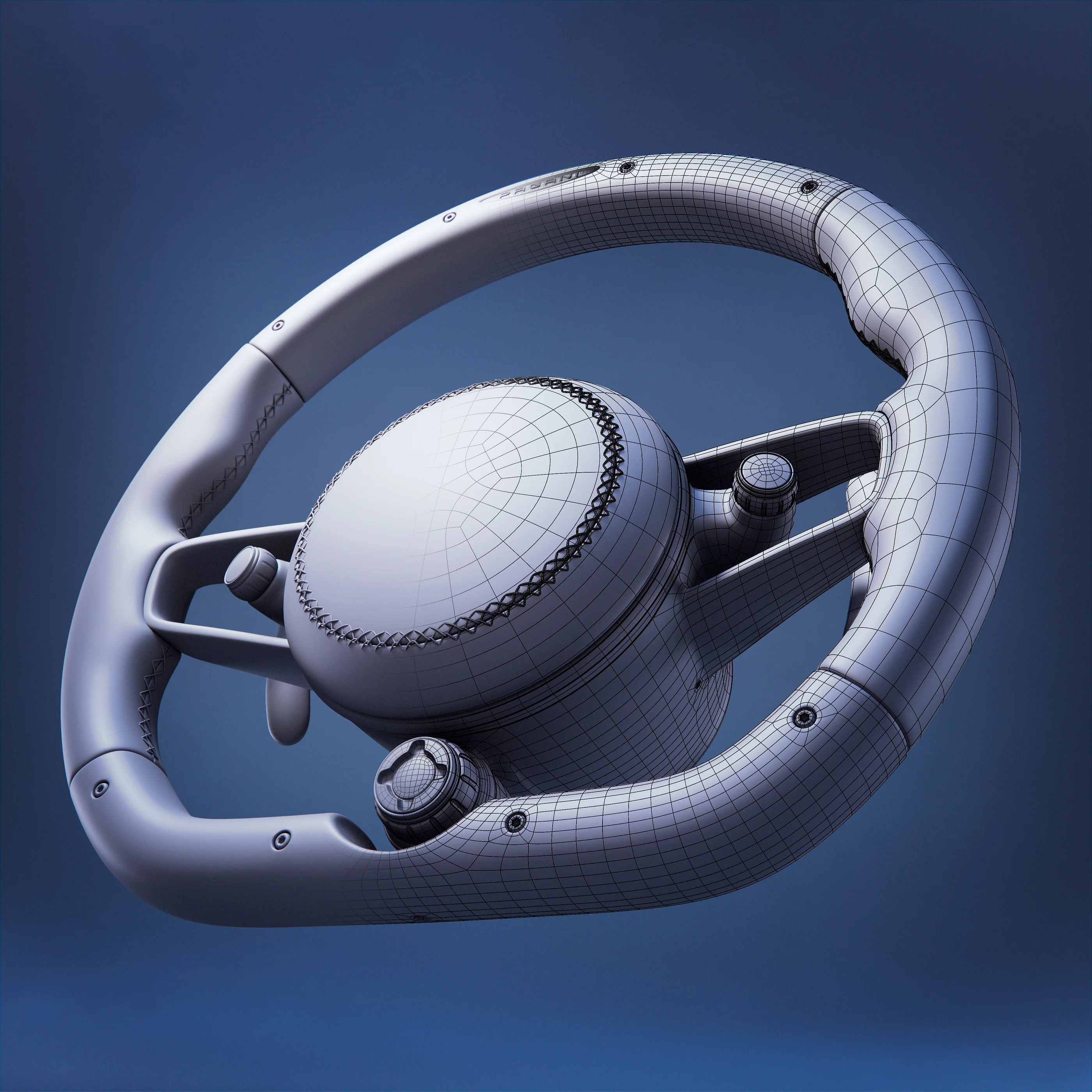 Pagani Utopia Steering Wheel - Michele Rocca | Fromfolio